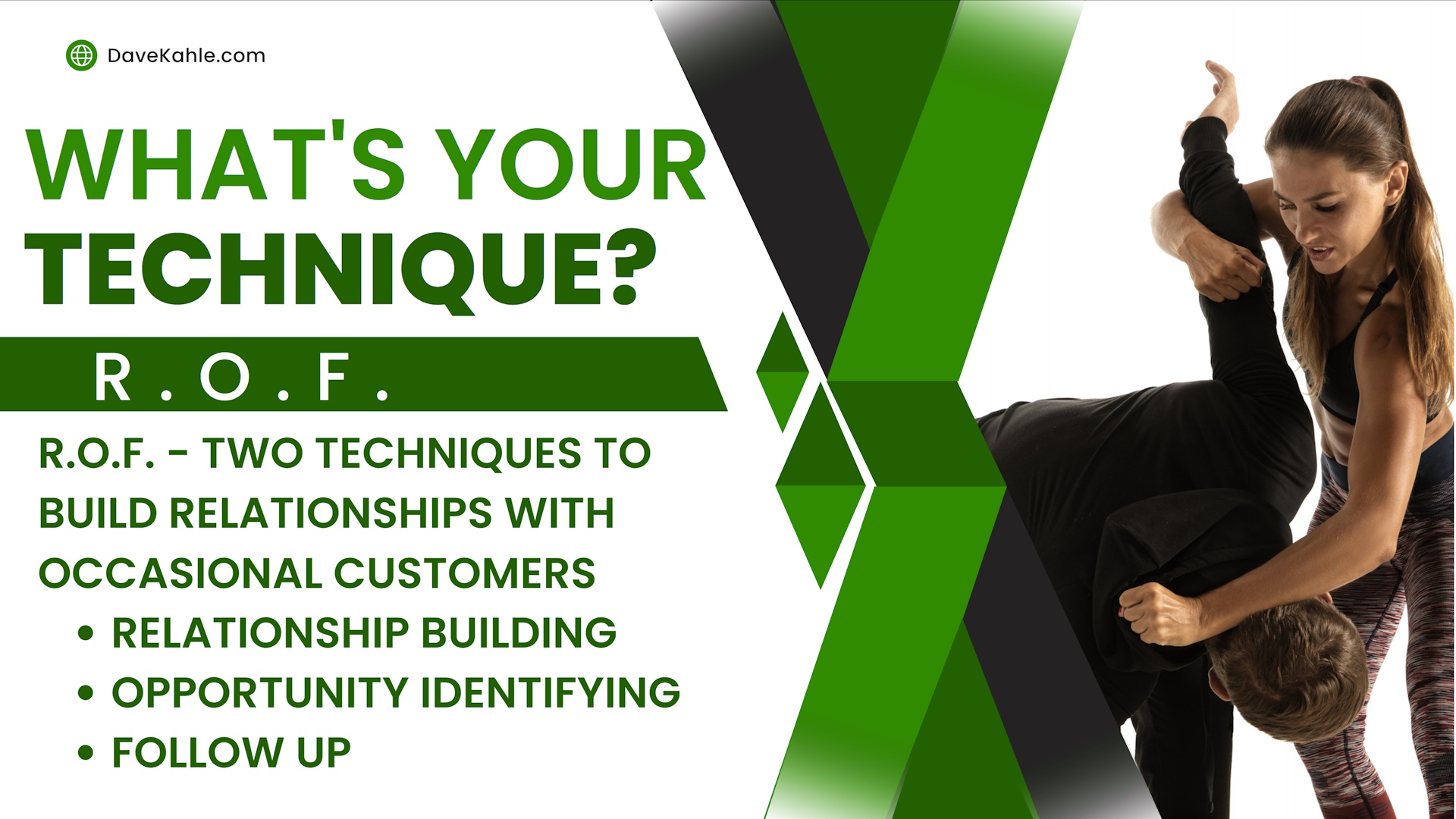 Sales Techniques to Build Relationships with Customers - Dave Kahle’s