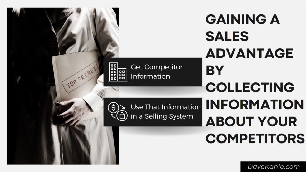 Gain Sales Advantage by Knowing Your Competitors