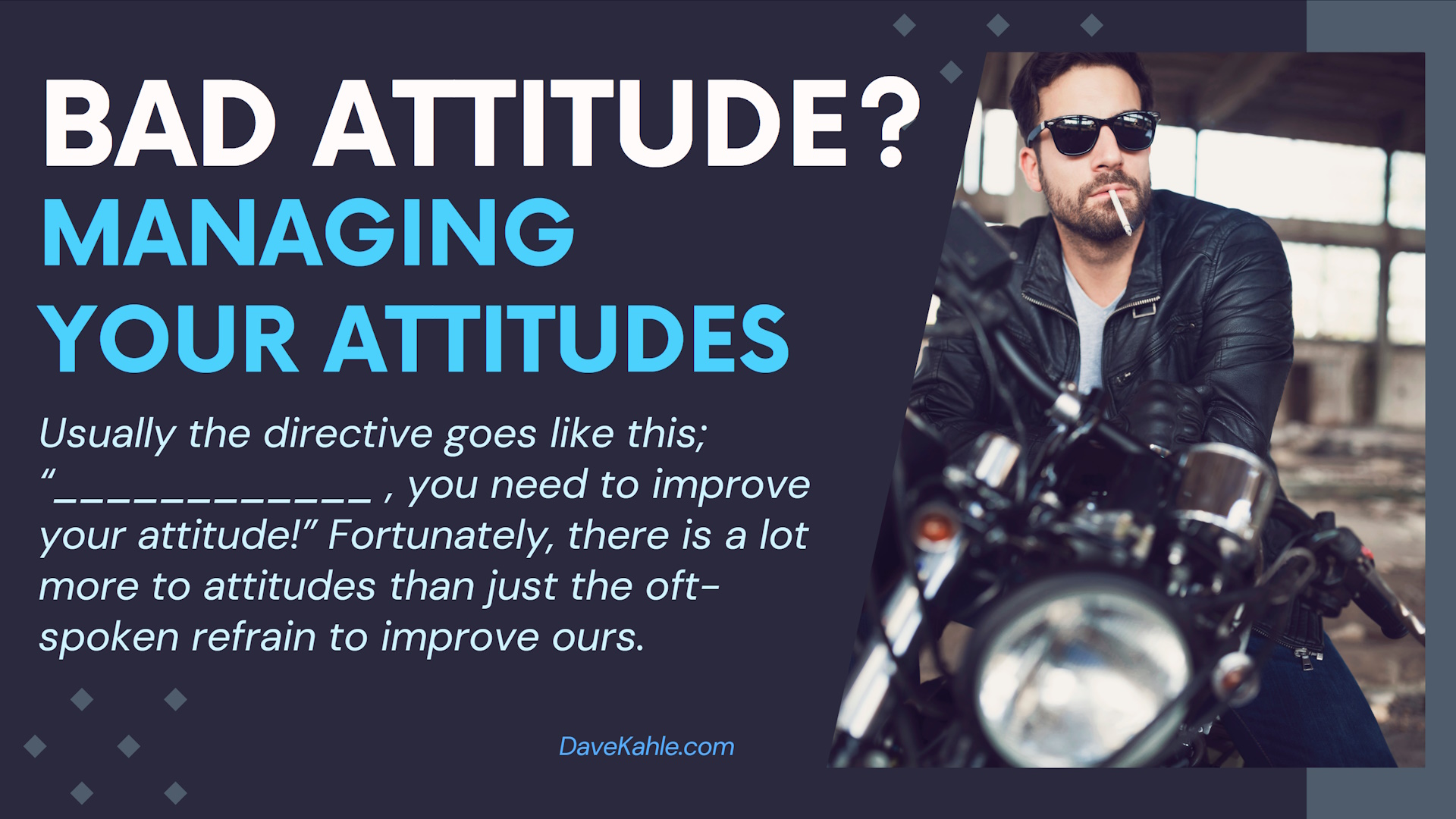 Managing Attitudes for Successful Sales